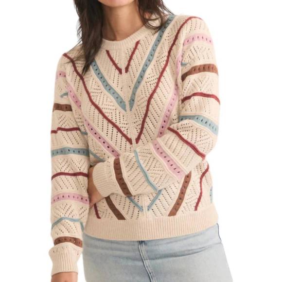 Marine Layer | Sweaters | New Marine Layer Brooke Crewneck Sweater In ...